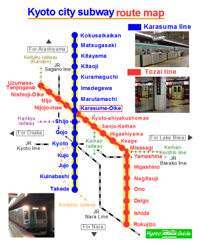 Kyoto City Subway | Kyoto Bus & Train Guide