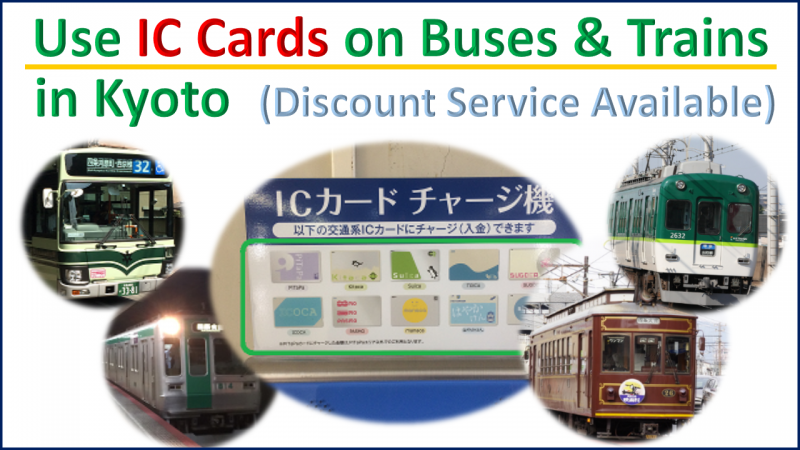 Use IC Cards on bus & subway (train) in kyoto | Kyoto Bus & Train Guide