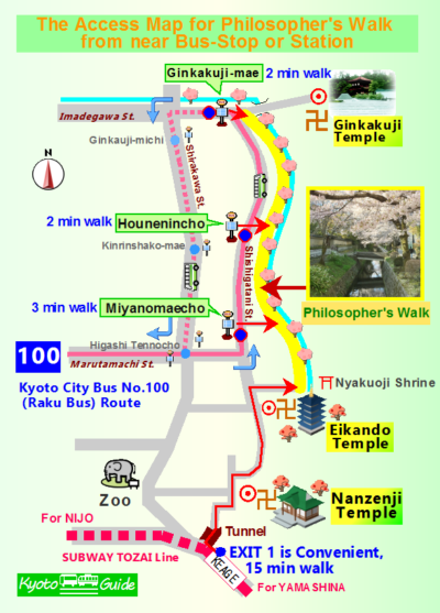 Kyoto Station to Philosopher's Walk | Kyoto Bus & Train Guide