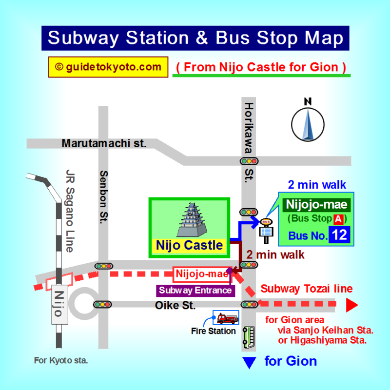 From Nijo Castle to Gion | Kyoto Bus & Train Guide